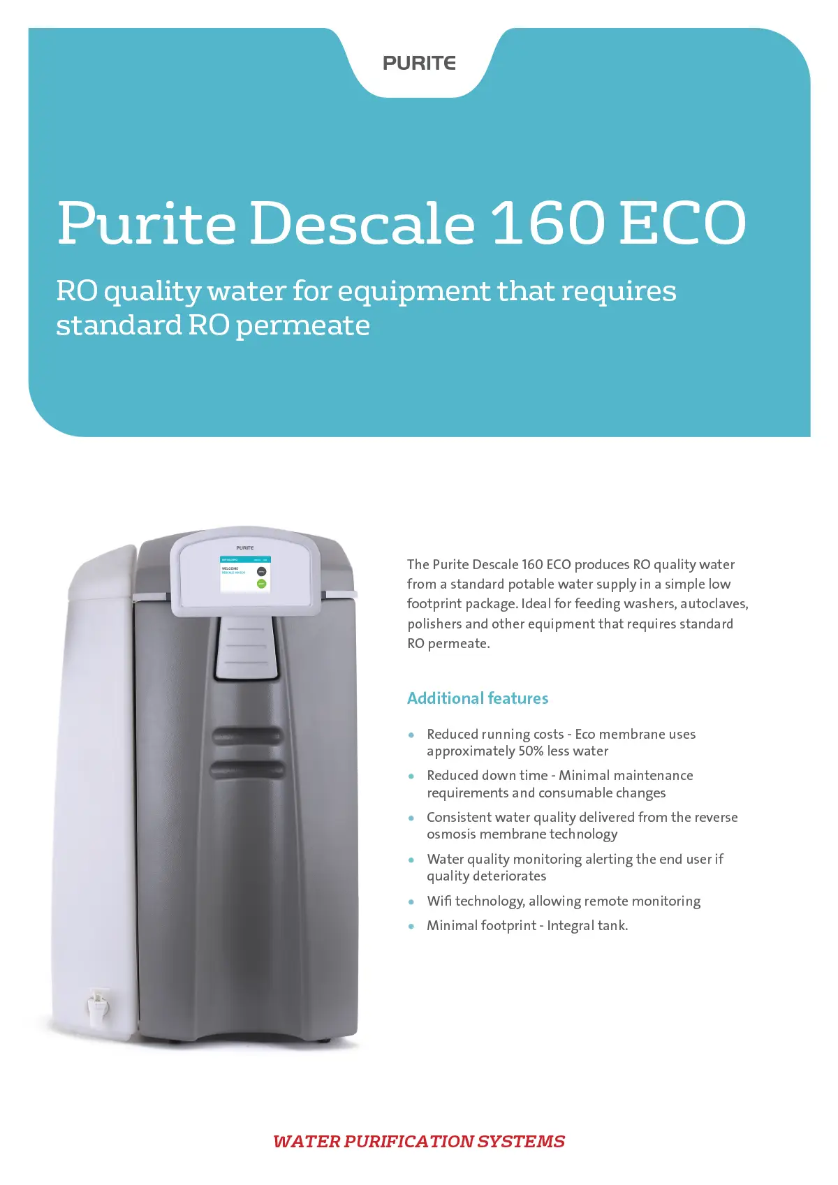 Purite Descale 160 ECO - Purite