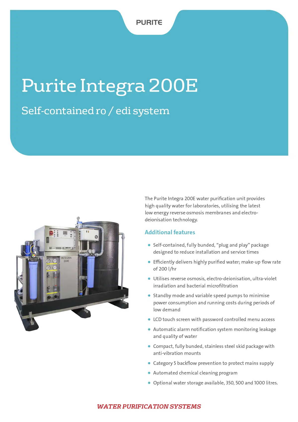 Purite Integra 200E - Purite